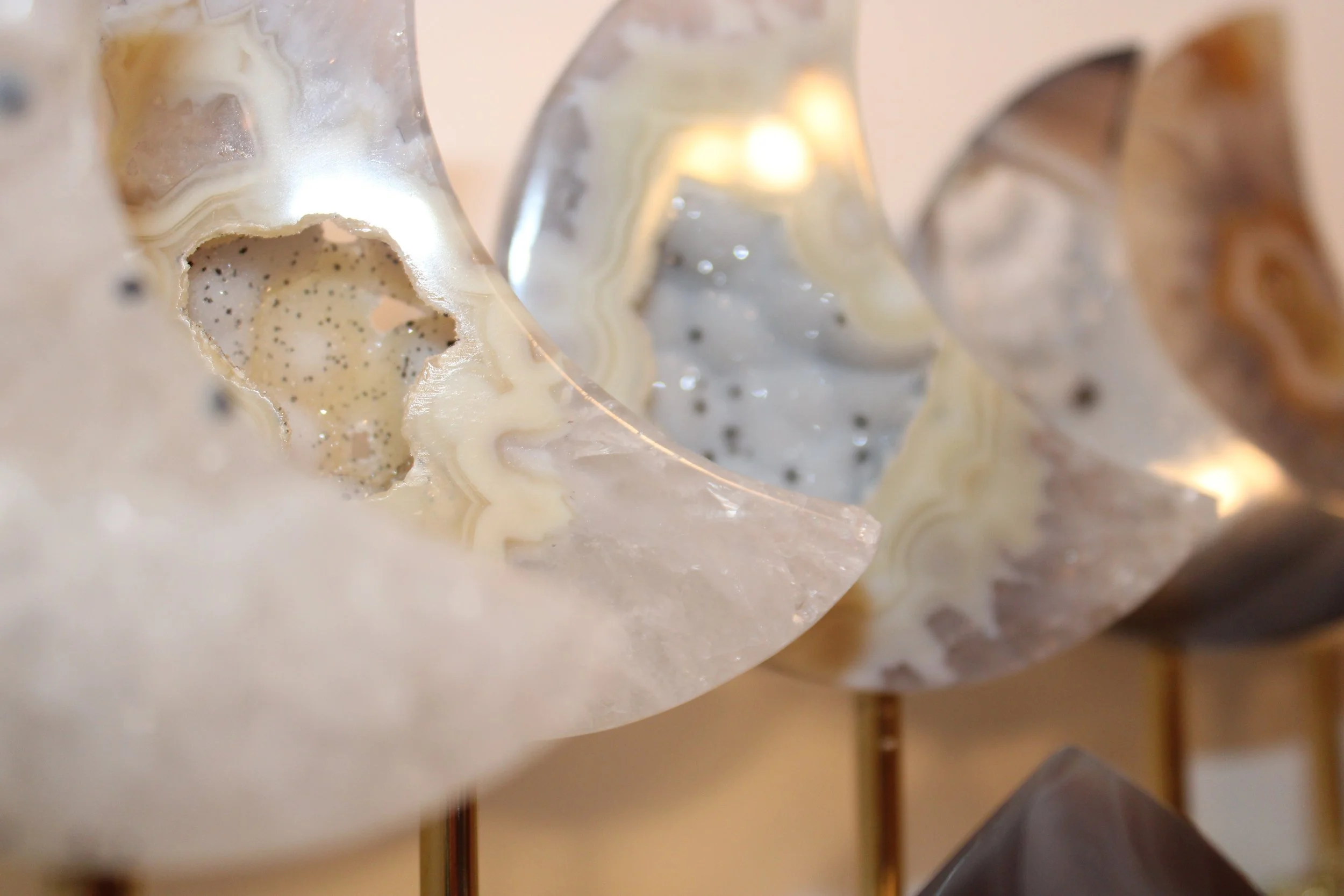 High Quality Sparkling Druzy Agate Towers Hand Carved from Brazil ...