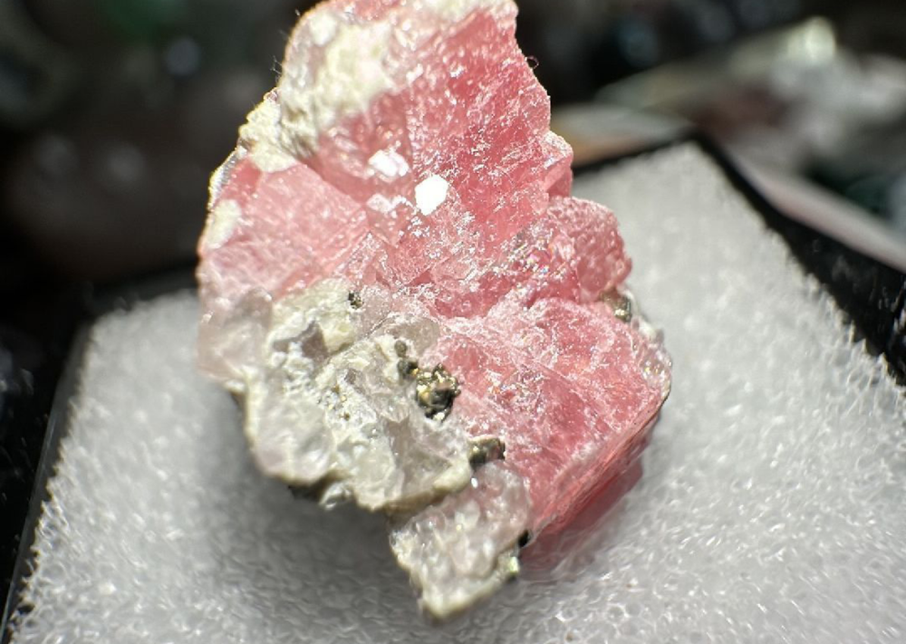 Amethyst Cut Base with Tri-Color Banding — GeeBeez Gems