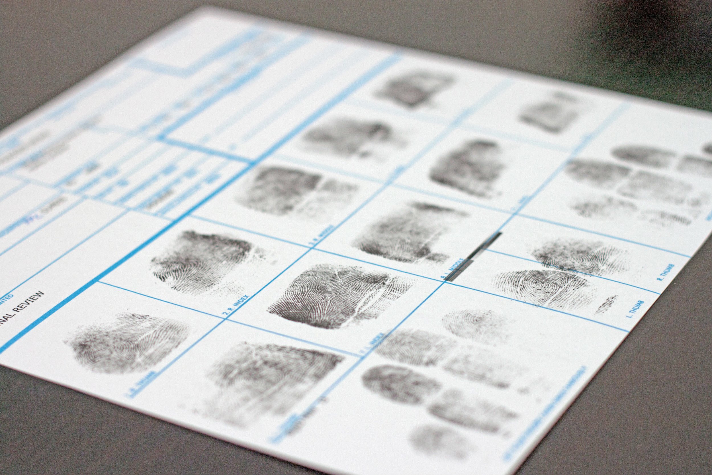 DMV Fingerprinting Service