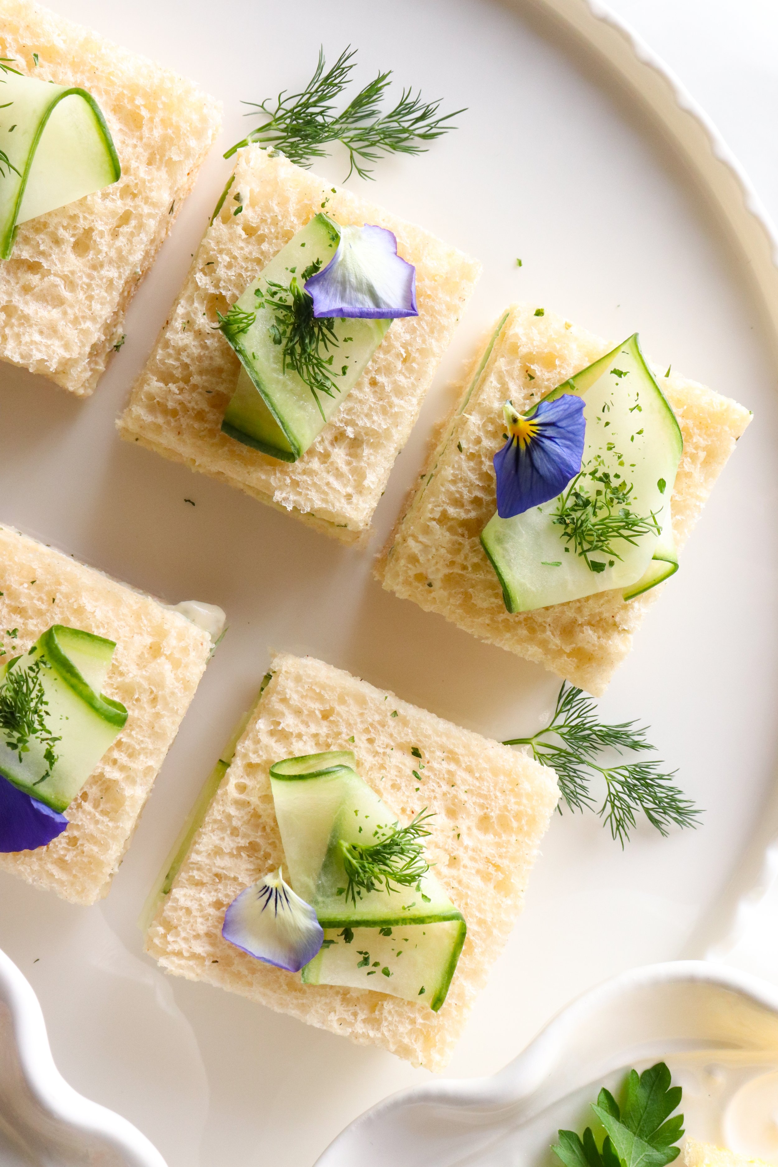 Mini Tea Sandwich Catering Calgary Pastrami Pretzel Sandy YYC Bridal ...