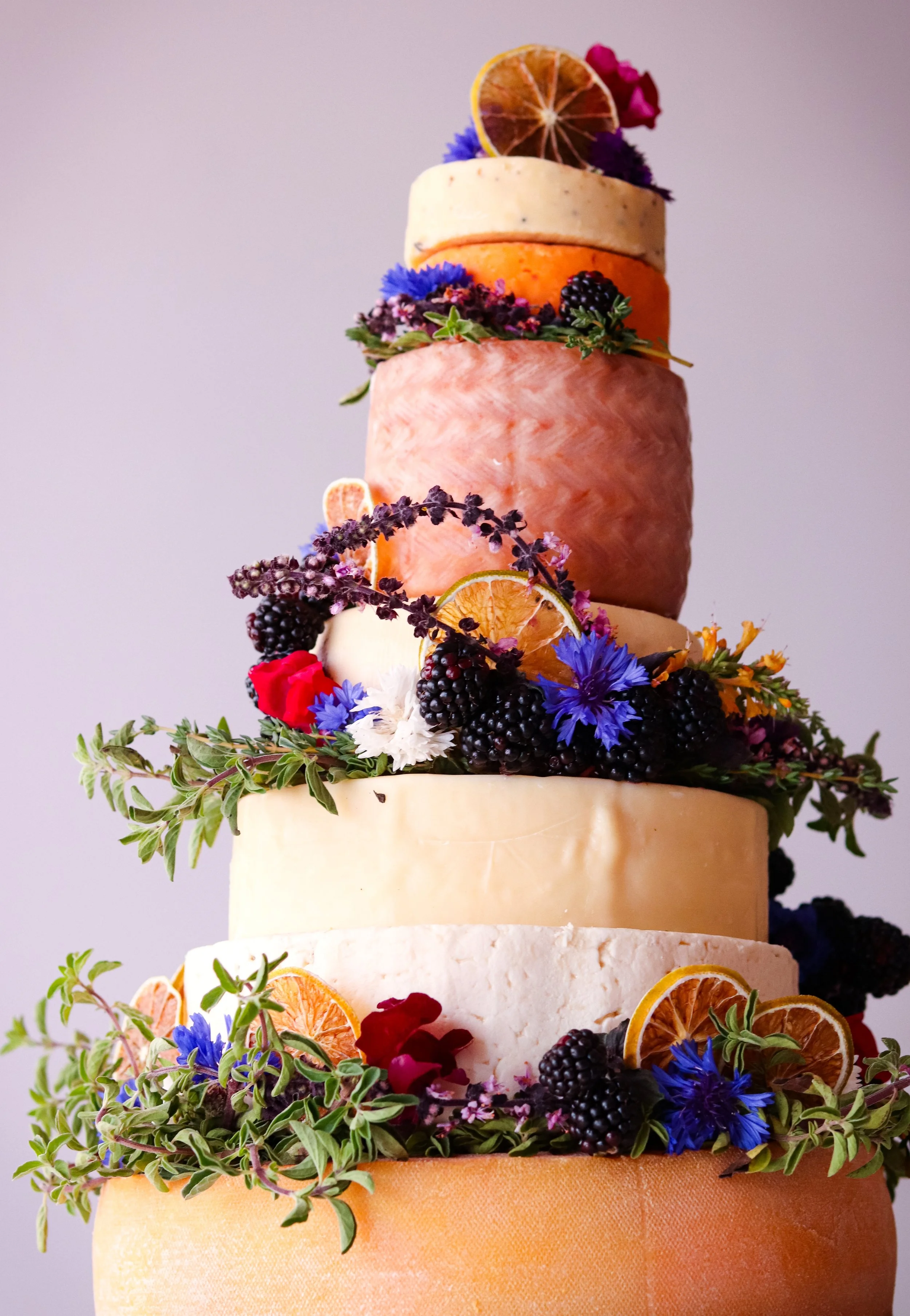 Three Tier Cheese Wheel Tower {Serves Up To 8} — Brie & Banquet