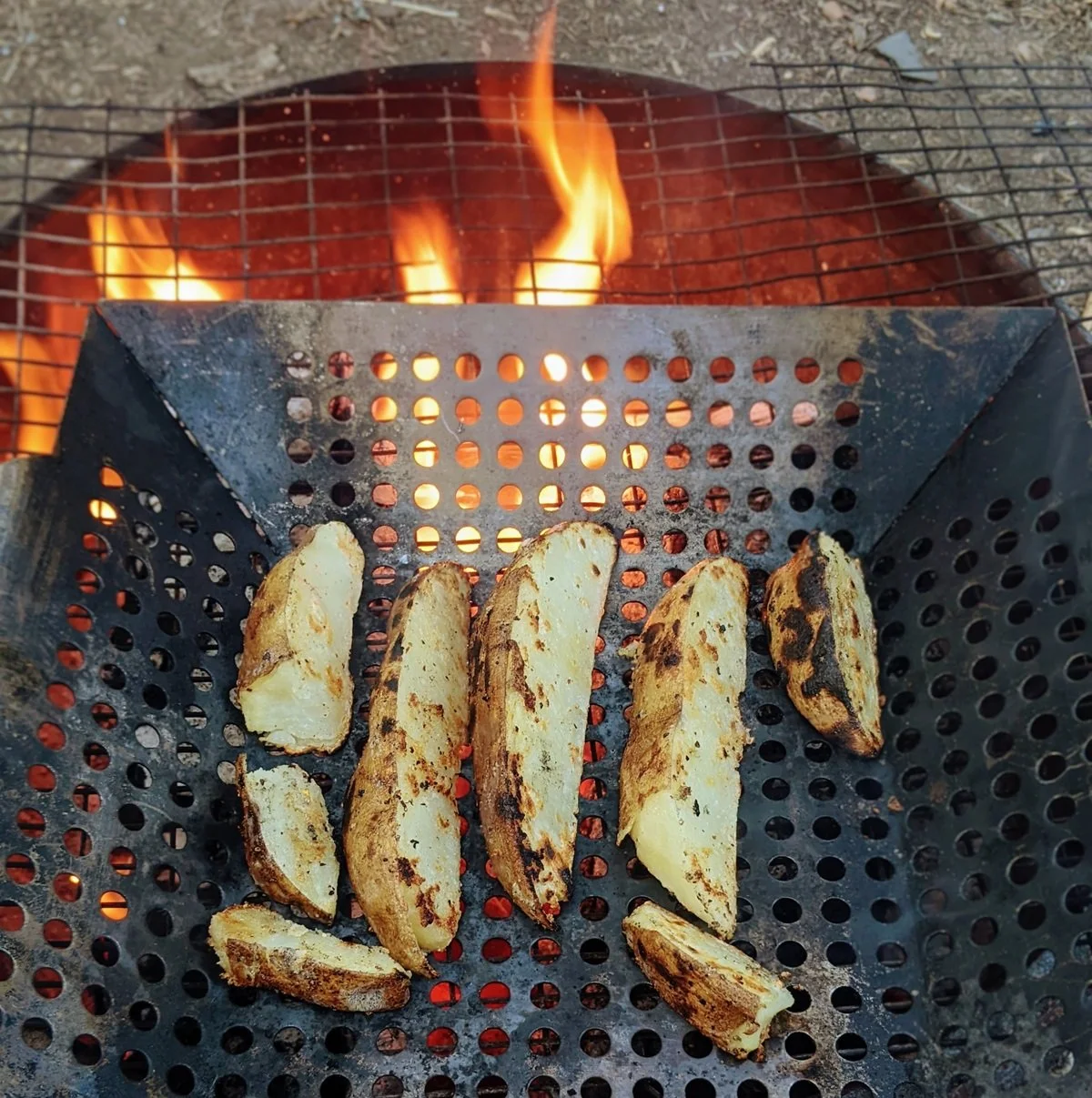 Easy Grilled Potato Wedges Recipe