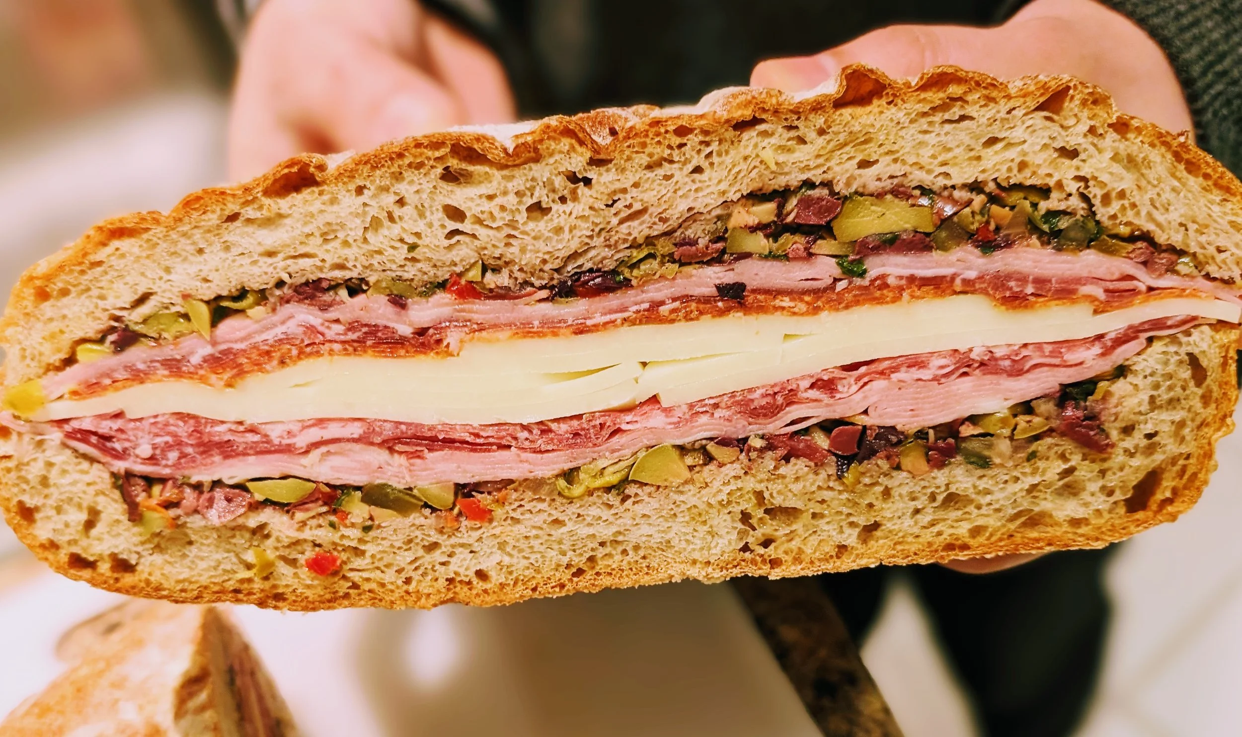 A Taste of the Big Easy: Classic Muffaletta Sandwich — One Creative Cook