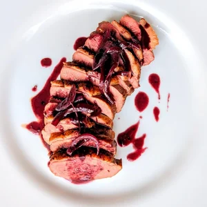 Duck Breast Recipe with Red Wine Sauce