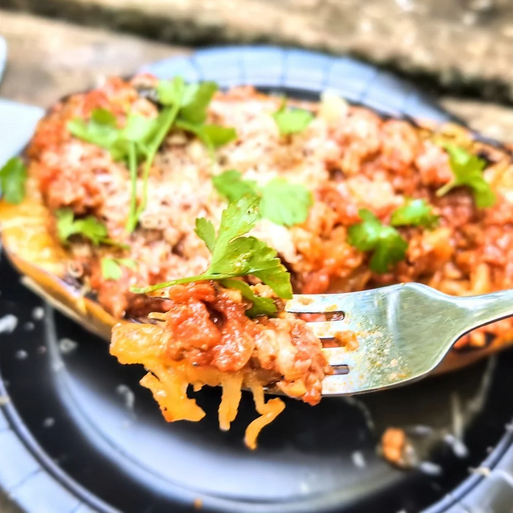 Easy Grilled Spaghetti Squash Recipe (Campfire or BBQ)