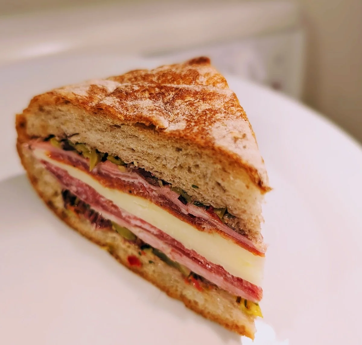 Authentic New Orleans Muffaletta Sandwich Recipe — One Creative Cook