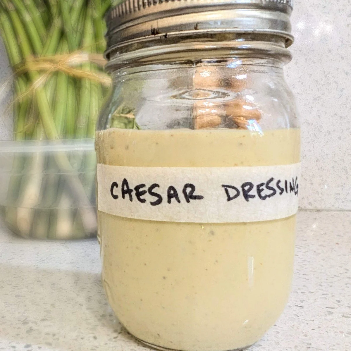The Easiest Blender Caesar Dressing Recipe (No Anchovies!)