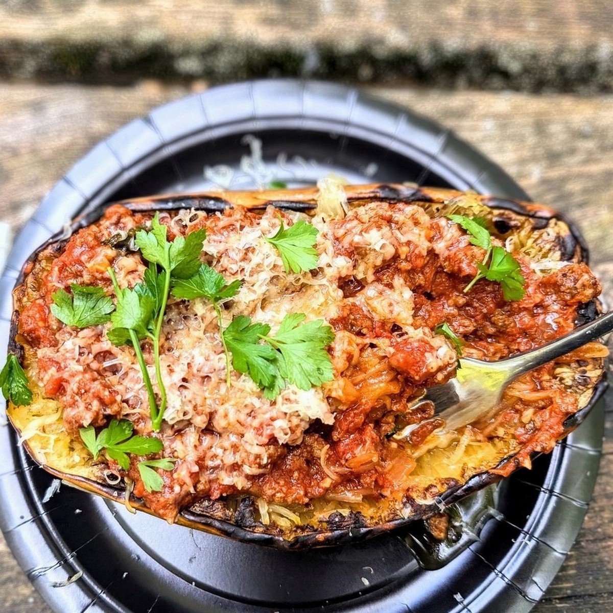 Campfire Grilled Spaghetti Squash Recipe — One Creative Cook