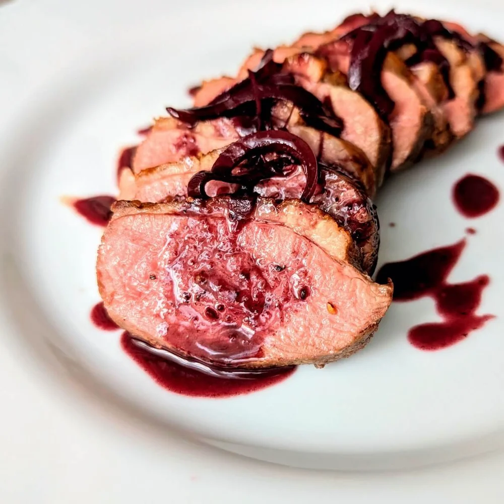 Duck Breast Recipe with Red Wine Sauce