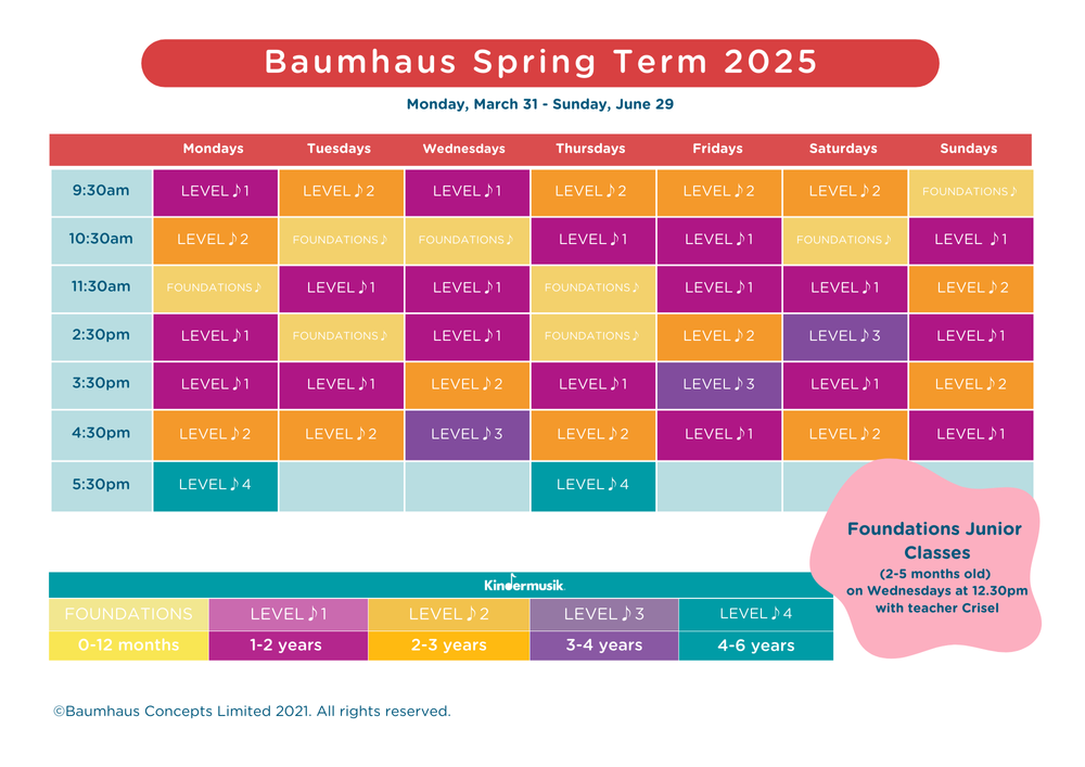 Spring Term 2025 — Baumhaus