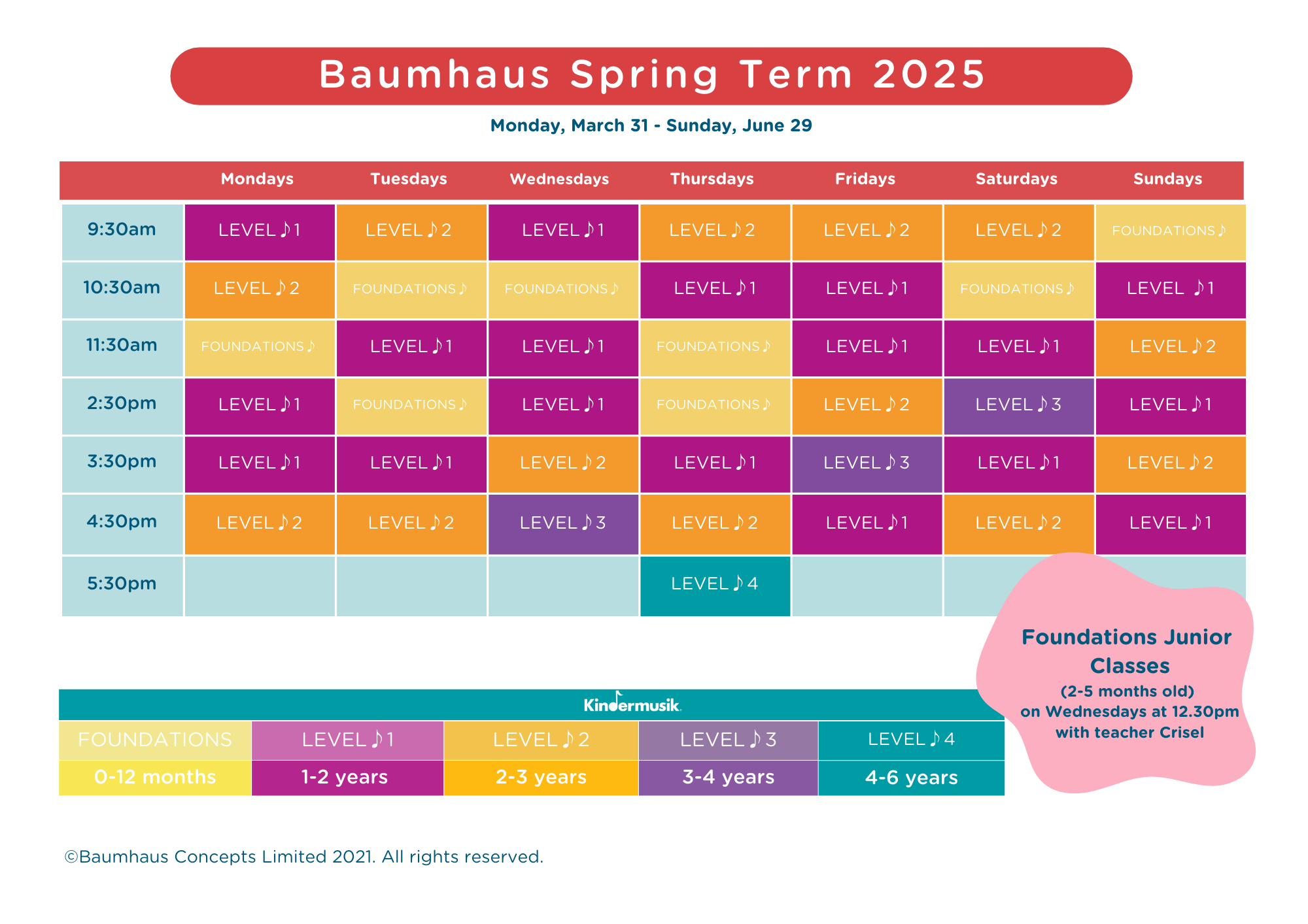 Spring Term 2025 — Baumhaus