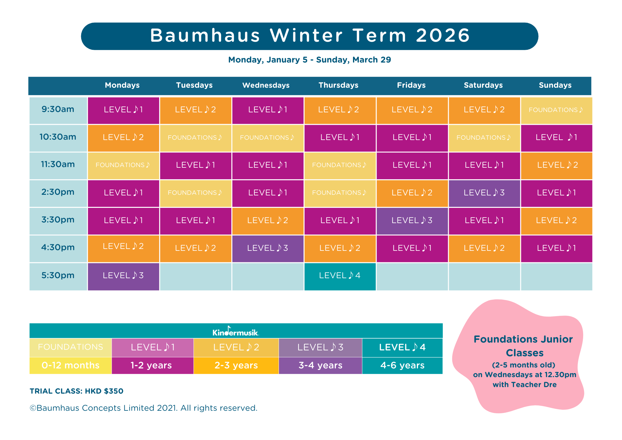 Winter Term 2026 — Baumhaus