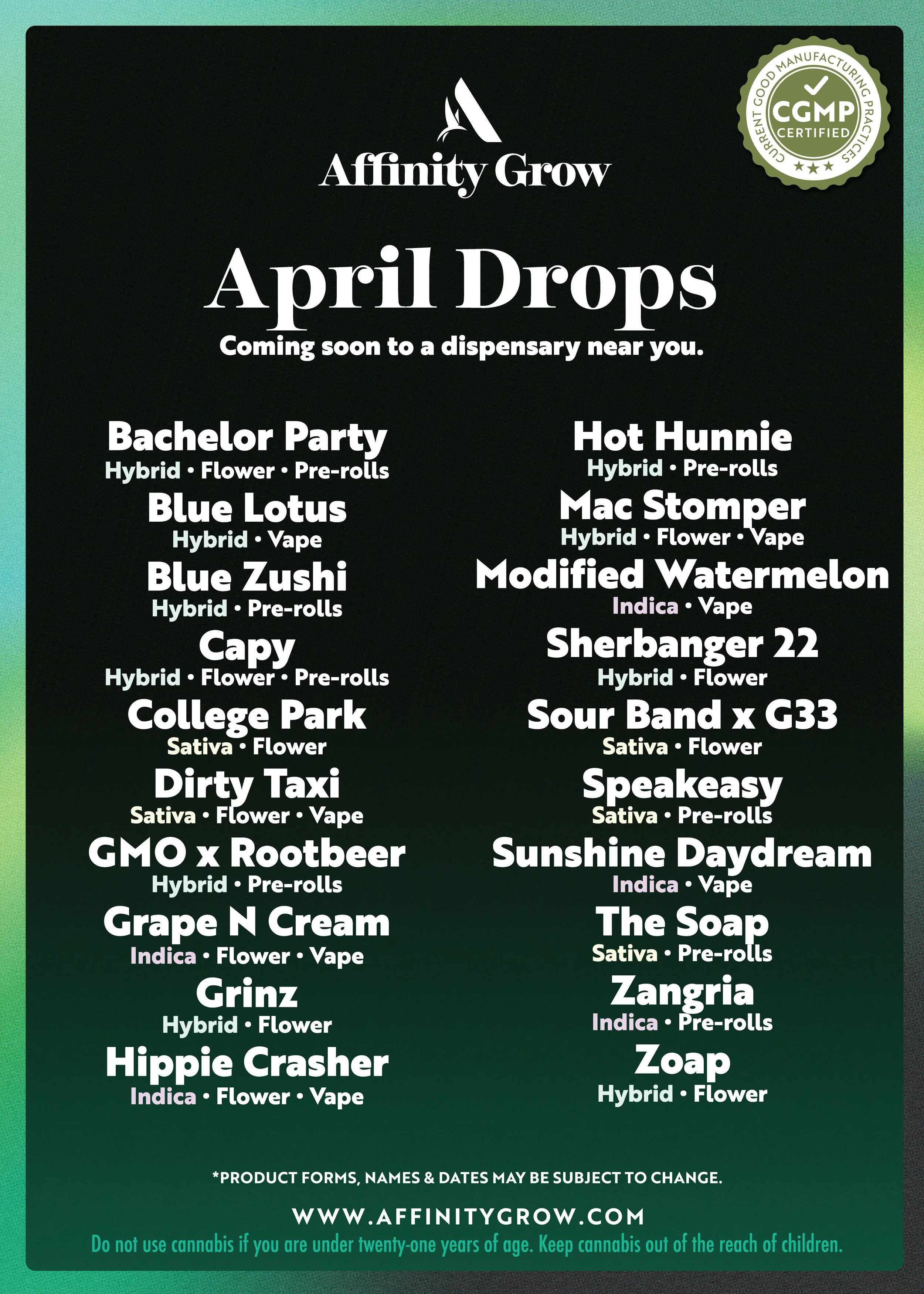 General 5 — Affinity Grow