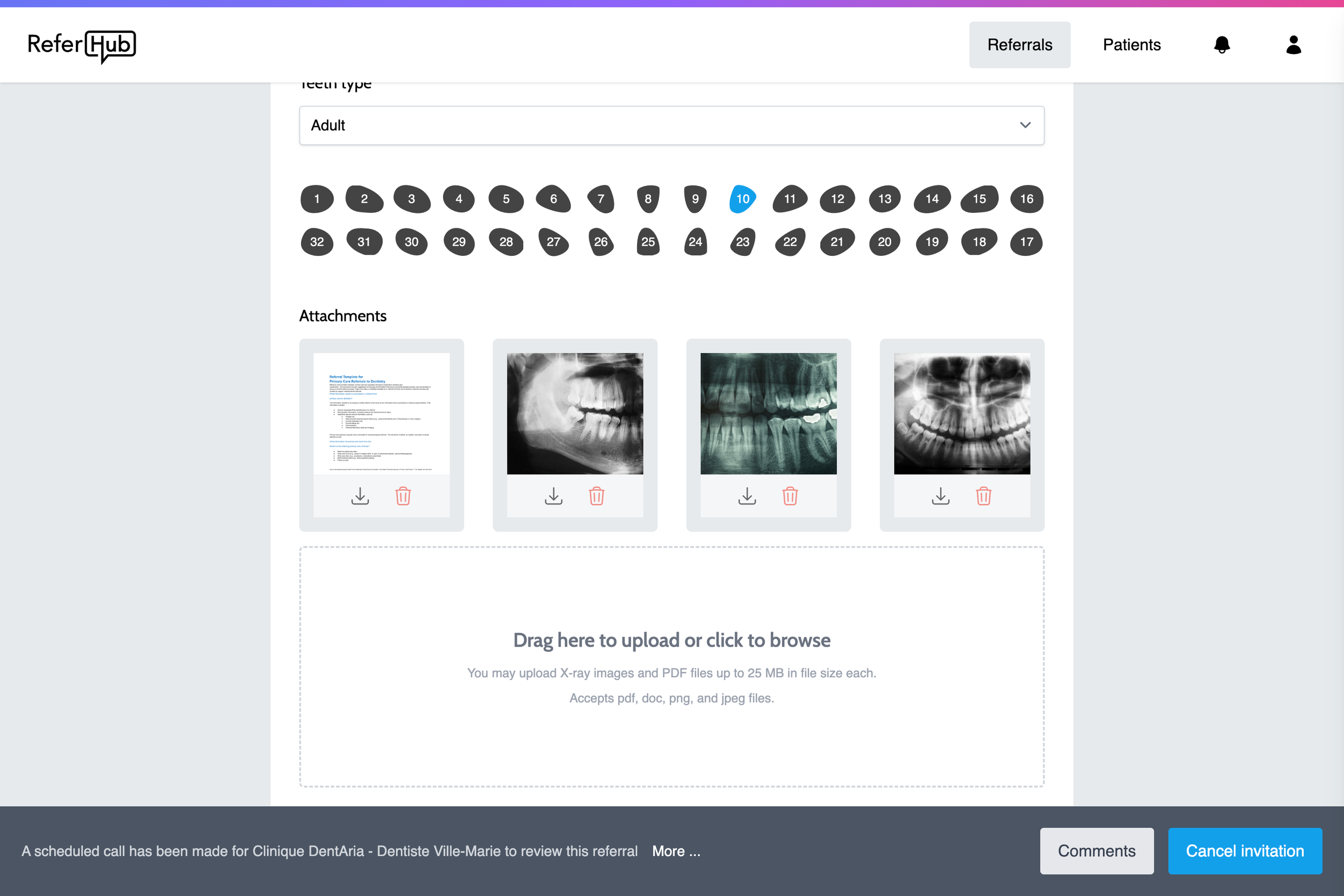 ReferHub - Dental Referral Platform