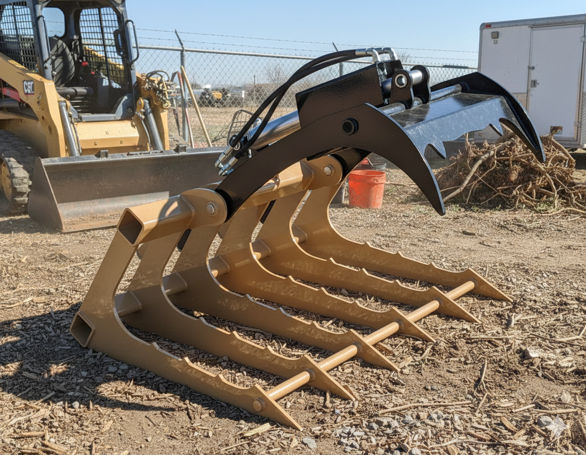 Mini Root Grapple | AR400 Steel | Extreme Duty 265 lbs — Thyial Industries