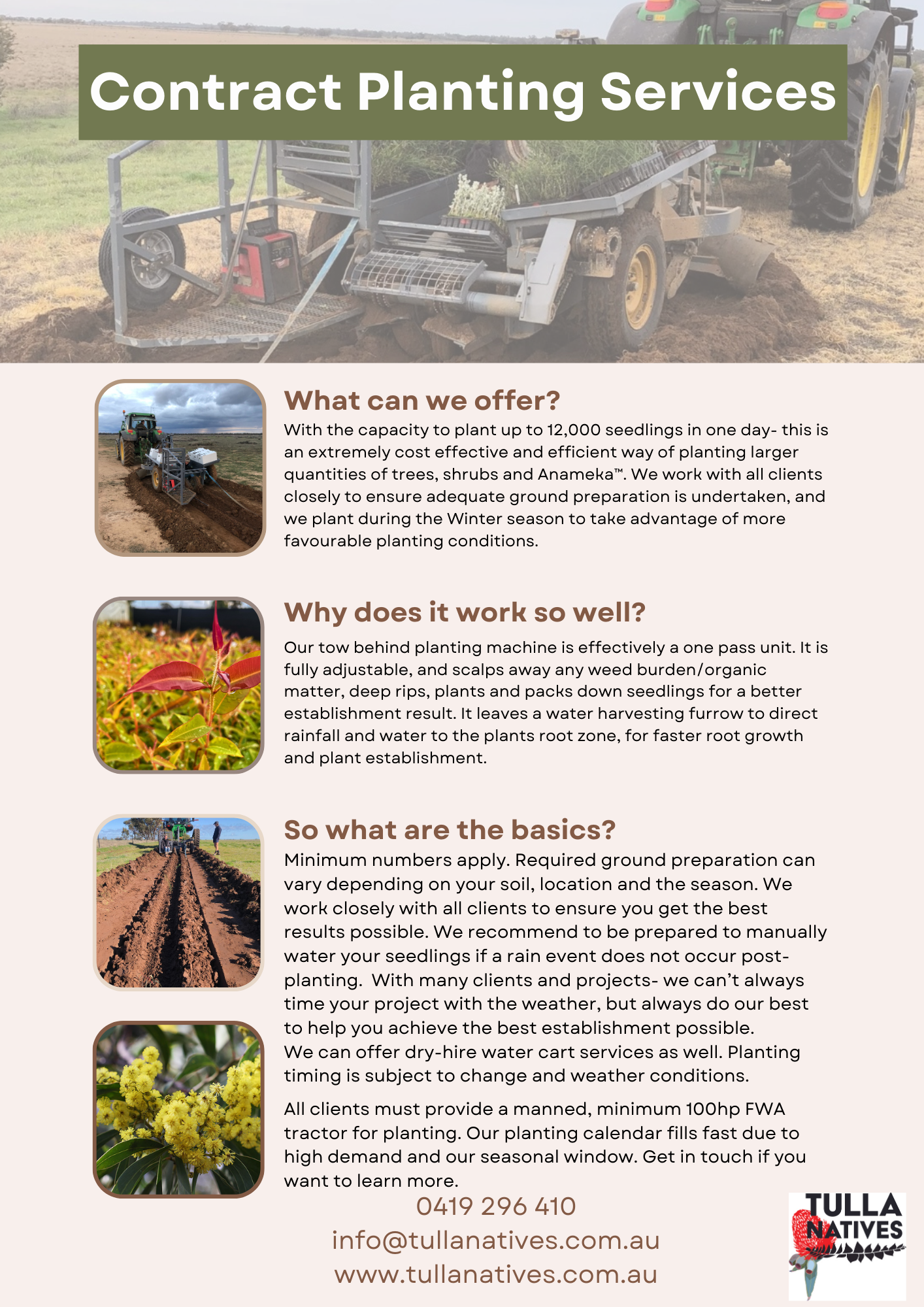 Learn about our contract planting services for land owners — Tulla ...
