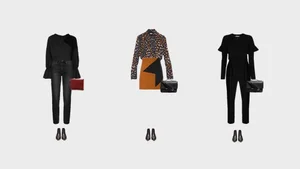 How to add color to your black outfit