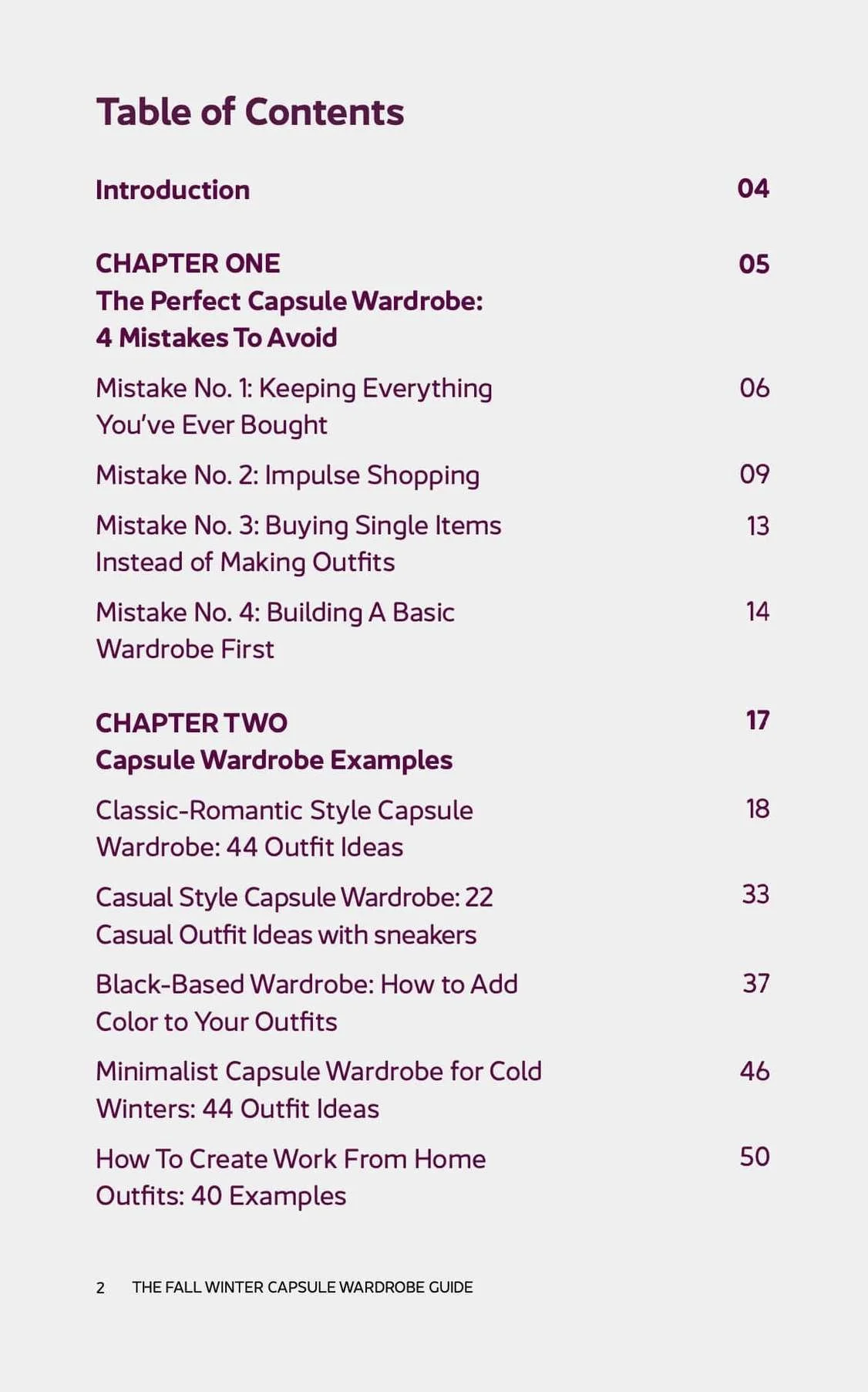 Cold-Weather Fashion: FREE Capsule Guide