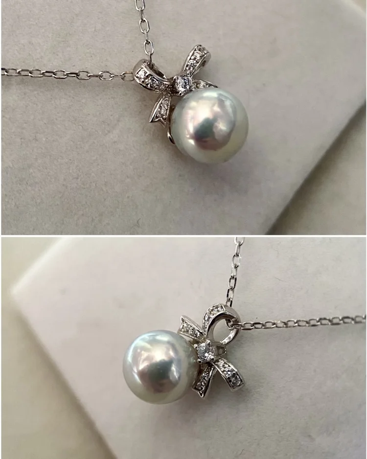 Exquisite 8mm Japanese White Akoya Pearl Earrings, Pearls from Renowned ...