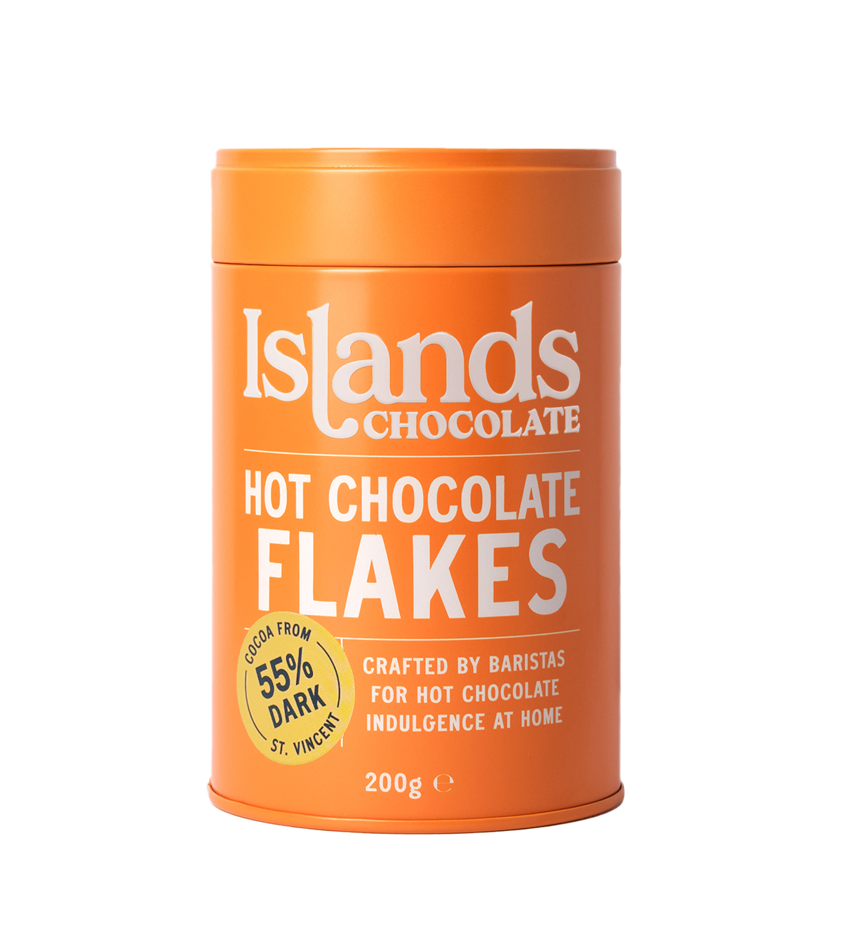 55% Dark Hot Chocolate Flakes - 2kg Bag — Islands Chocolate