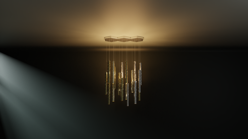 Heavy Rain Chandelier: Majestic High Ceiling Lighting — ILANEL : Light ...