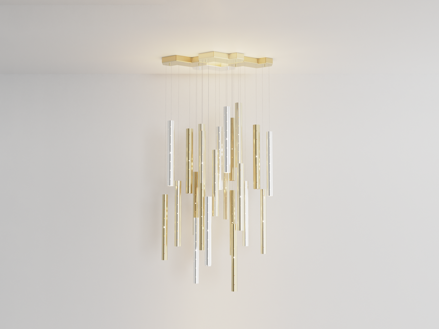 Heavy Rain Chandelier: Majestic High Ceiling Lighting — ILANEL : Light ...