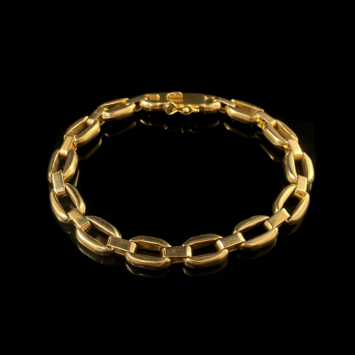 18K Yellow Gold 11 Strand Diamond Bracelet — Trésor