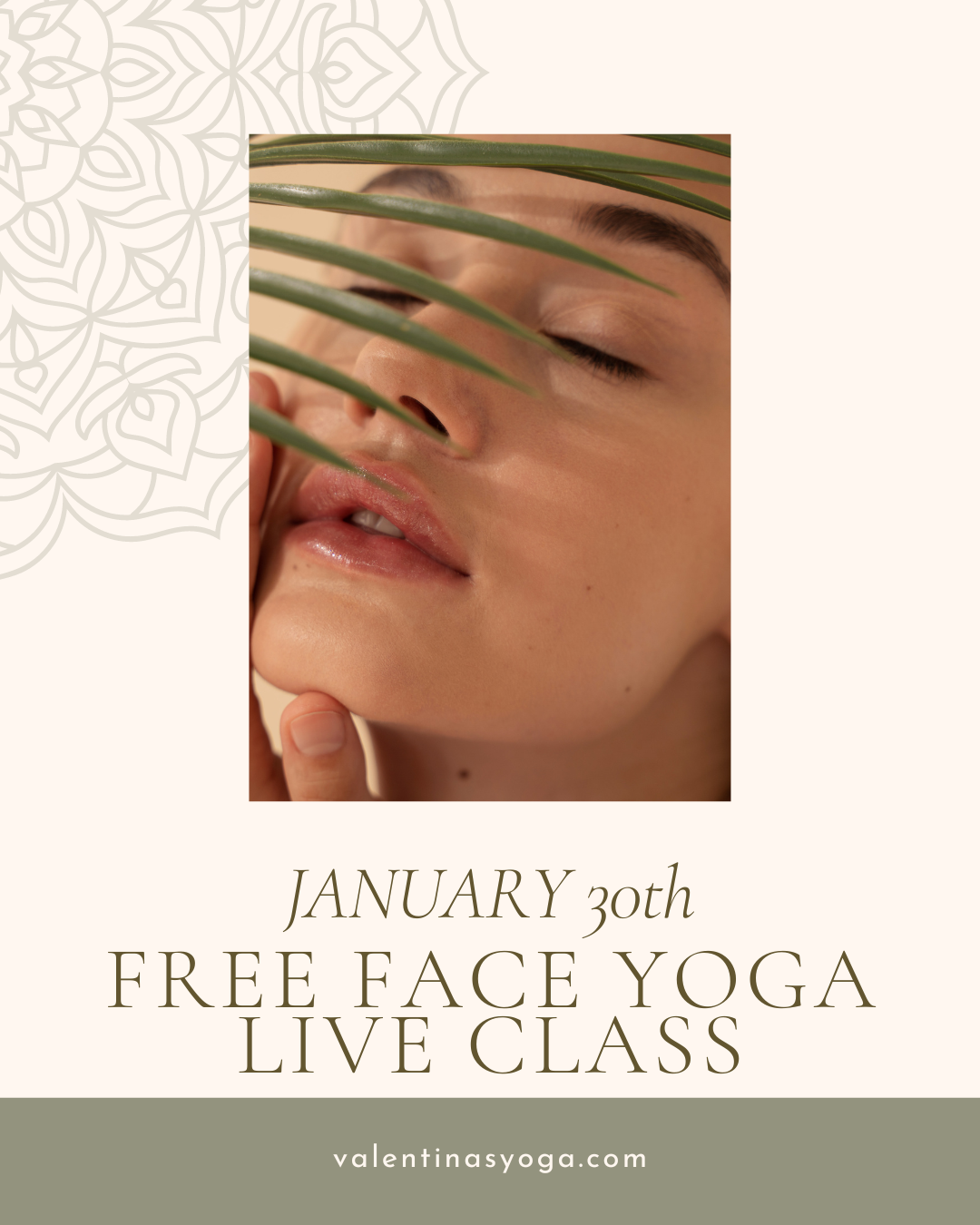 Free Face Yoga classes — Valentinas Yoga