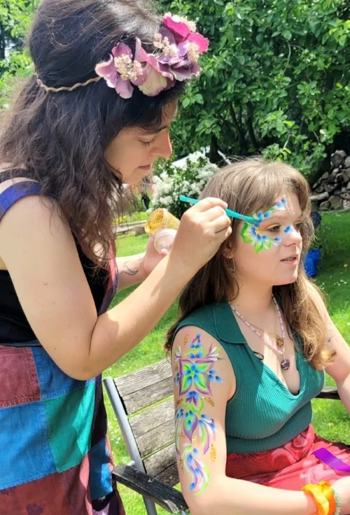Beautiful face painting for any occasion