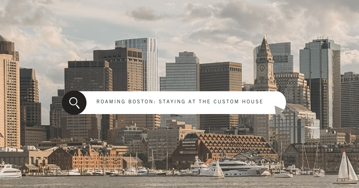 What it's like to stay at Boston's Custom House