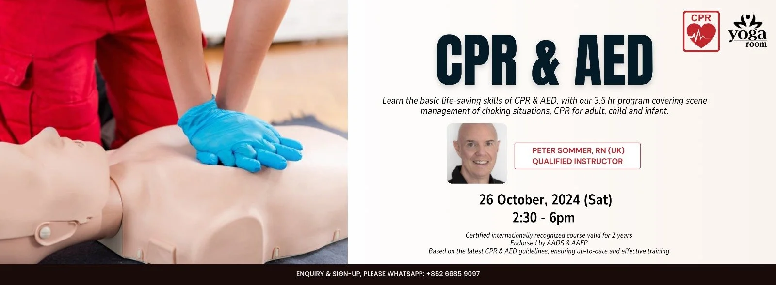 CPR & AED COURSE — yogaroomhk.com