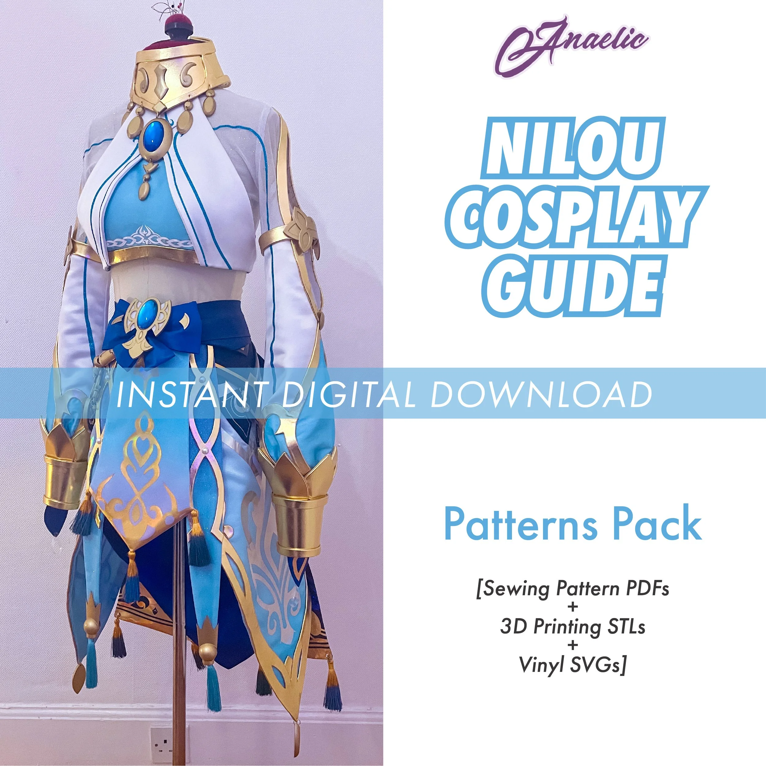Nilou Cosplay Guide [Tutorial Pack] — Anaelic