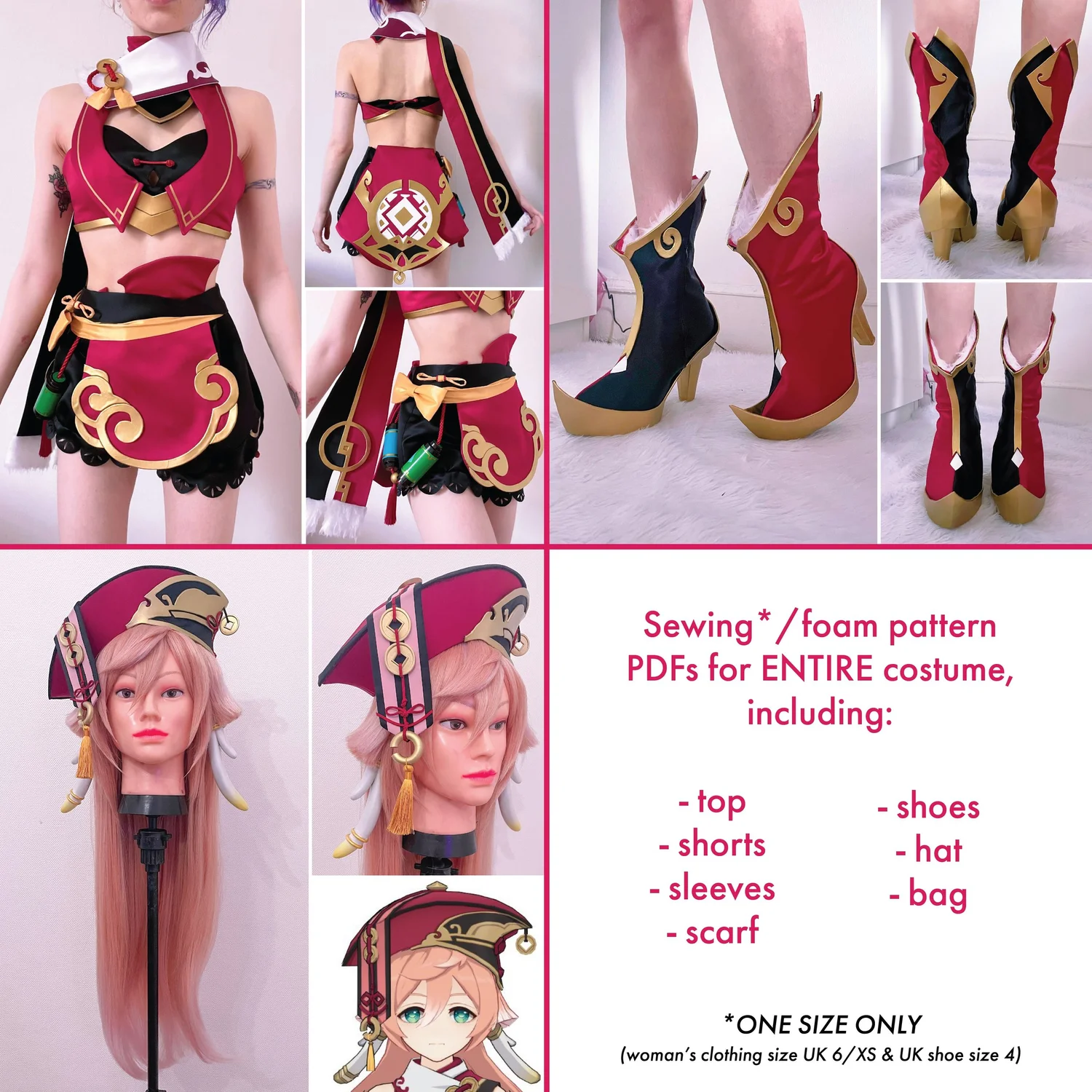 Yanfei Cosplay Guide [Patterns Pack] — Anaelic