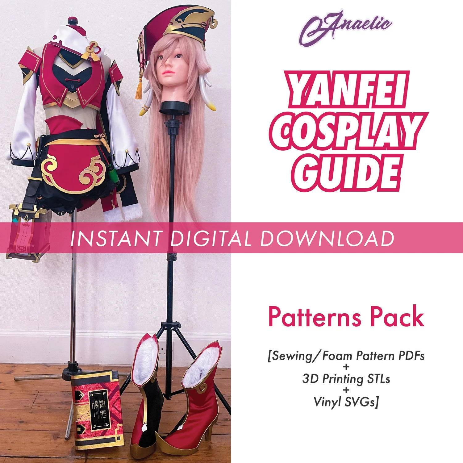 Yanfei Cosplay Guide [Tutorial Pack] — Anaelic