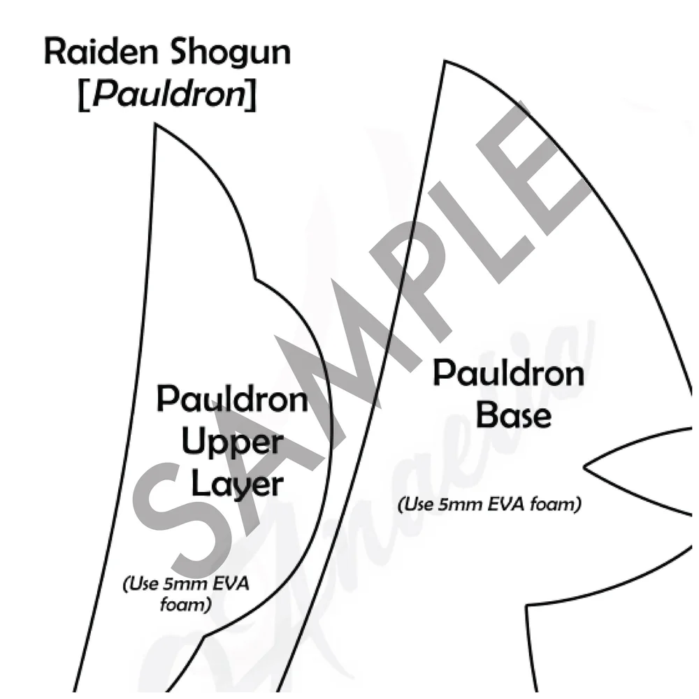 Raiden Shogun Cosplay Guide [Patterns Pack] — Anaelic