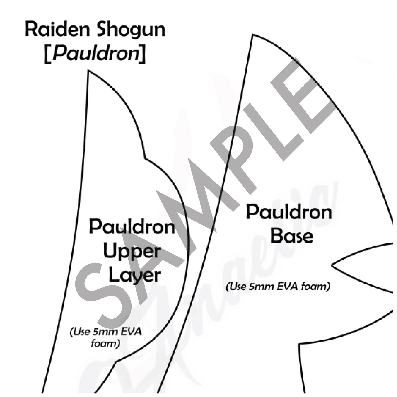 Raiden Shogun Cosplay Guide [Patterns Pack] — Anaelic