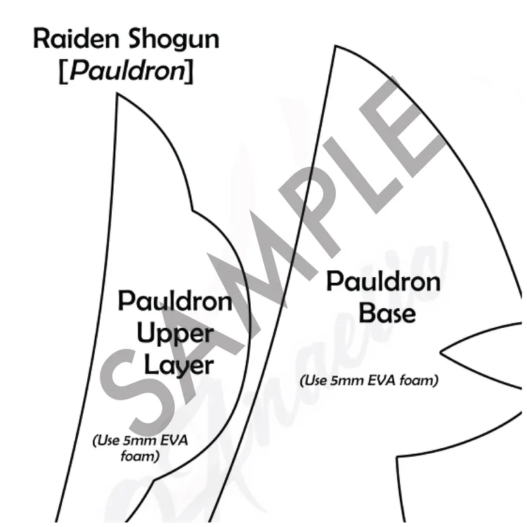 Raiden Shogun Cosplay Guide [Patterns Pack] — Anaelic