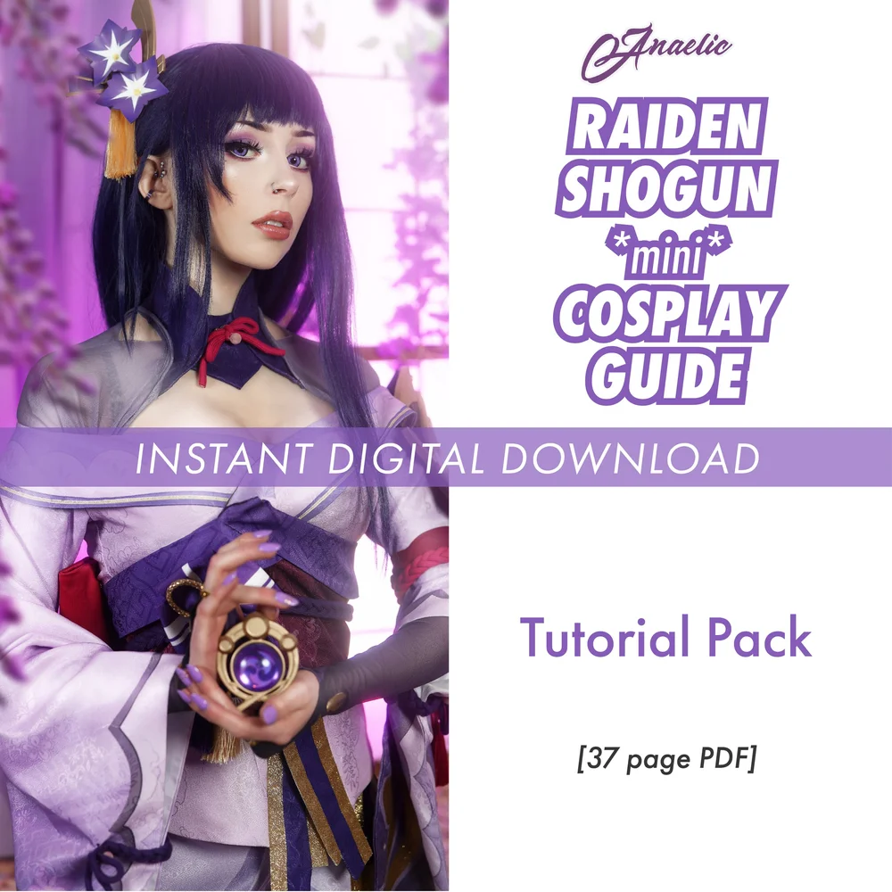 Raiden Shogun Cosplay Guide [Patterns Pack] — Anaelic