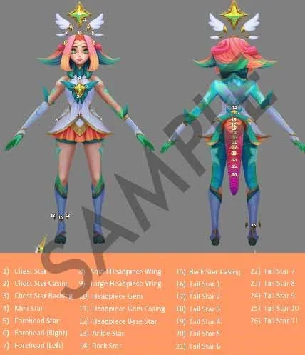 Jinx Cosplay Tattoos [Digital Download] — Anaelic