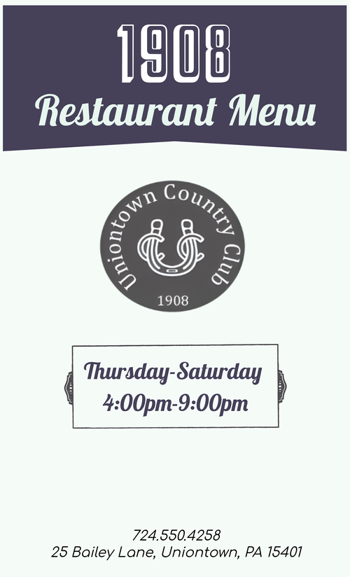 Menu 1 — Uniontown Country Club