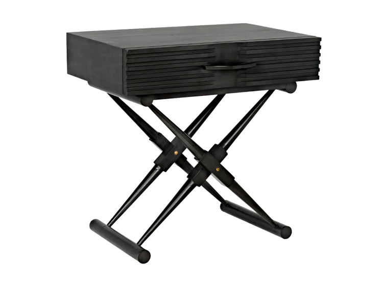 Colonial Two Drawer Side Table — Hudson Interior Designs