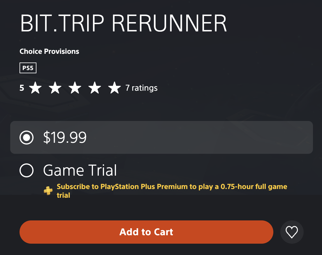 BIT.TRIP RERUNNER +RUNNER MAKER