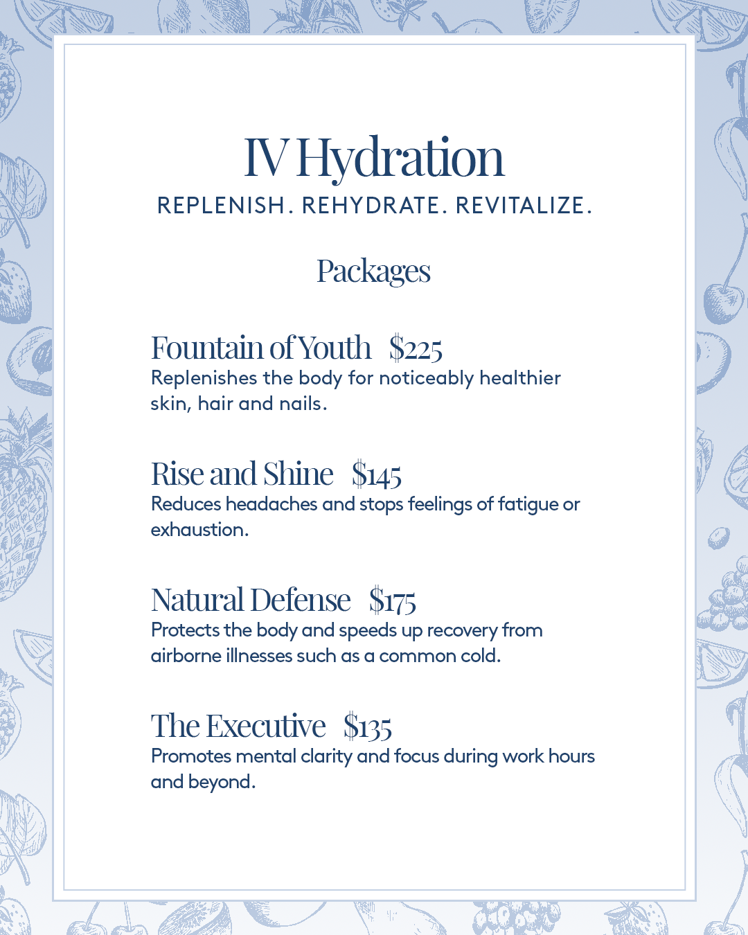 IV Hydration & Vitamin Injections — Catherine Grace at Blue