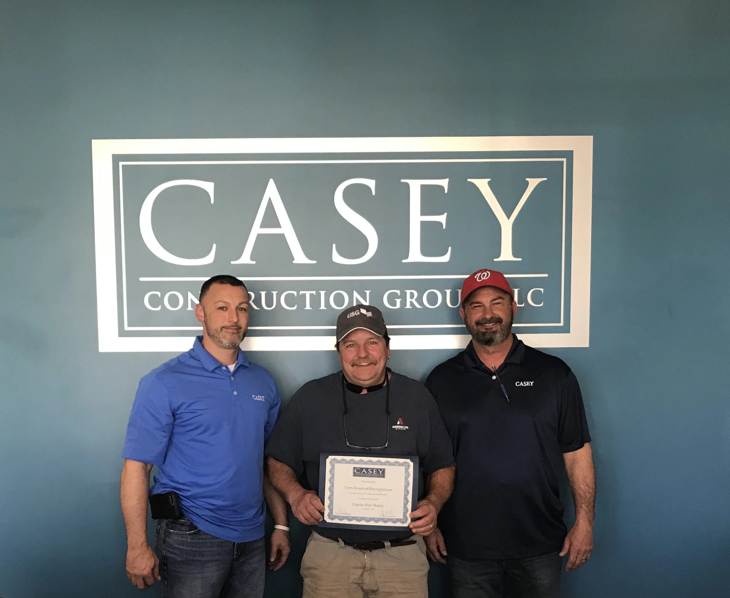 awards — Casey Construction