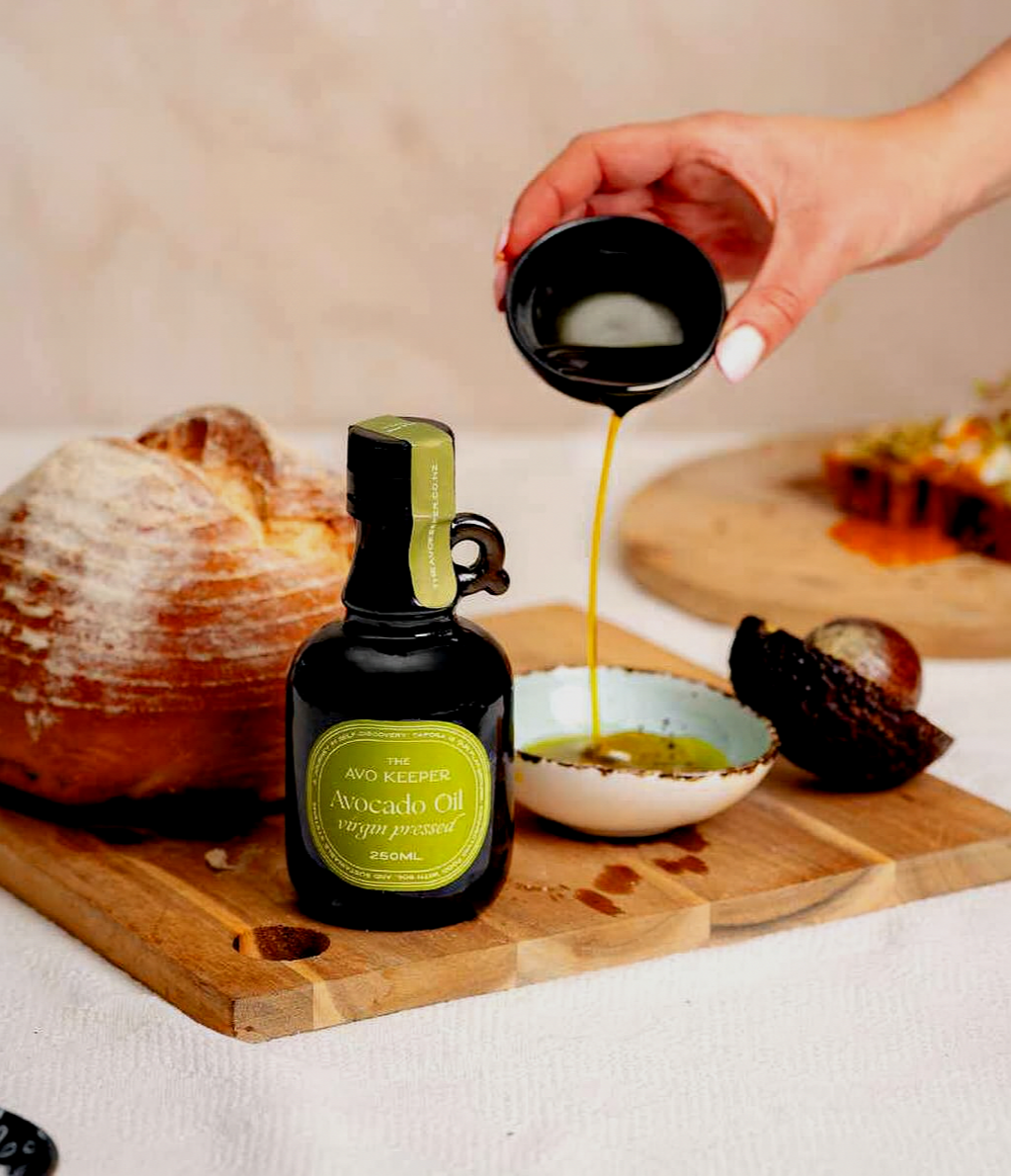 The Avo Keeper; cold pressed extra virgin avocado oil