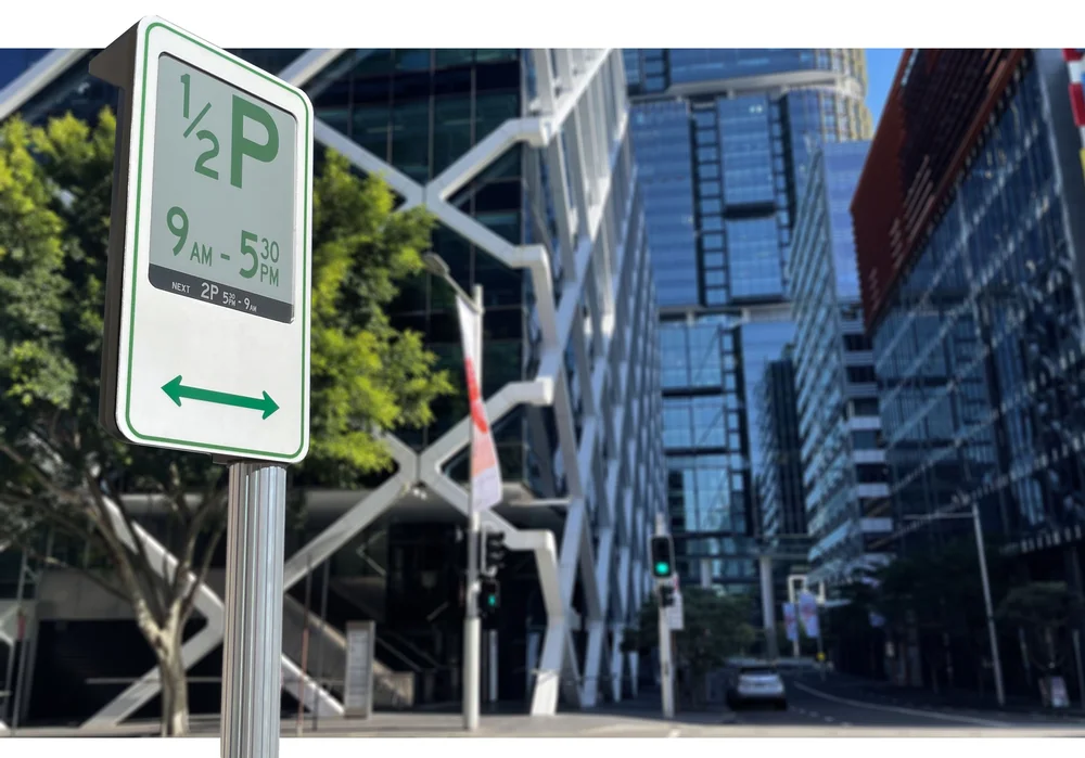 ePaper Parking Signs — Mercury Innovation