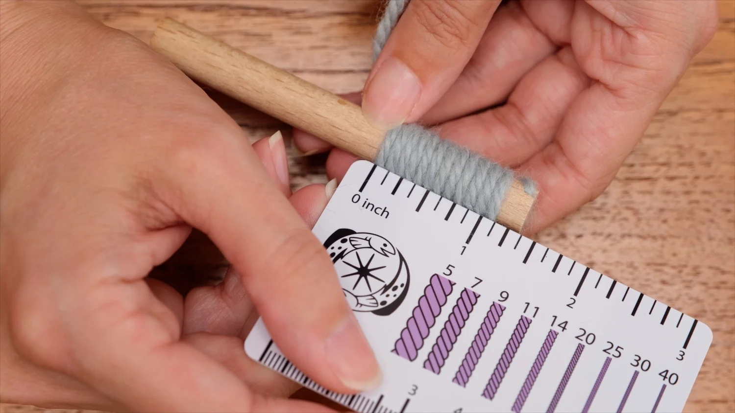 How to Measure Handspun Using Wraps Per Inch (WPI) — Tiny Fibre Studio