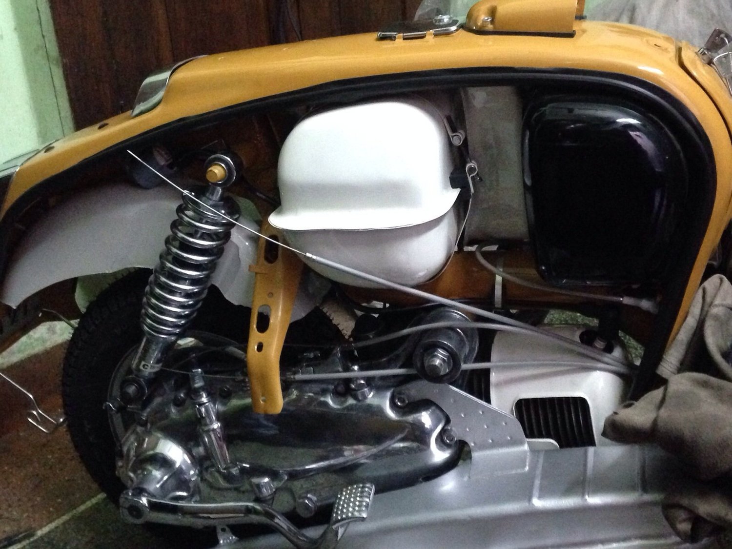 We totally strip each scooter to its component parts. — Vintage Metals