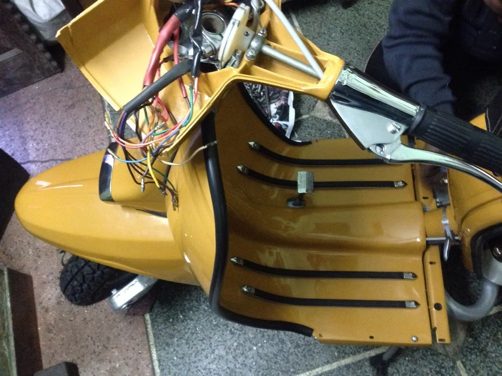 We totally strip each scooter to its component parts. — Vintage Metals