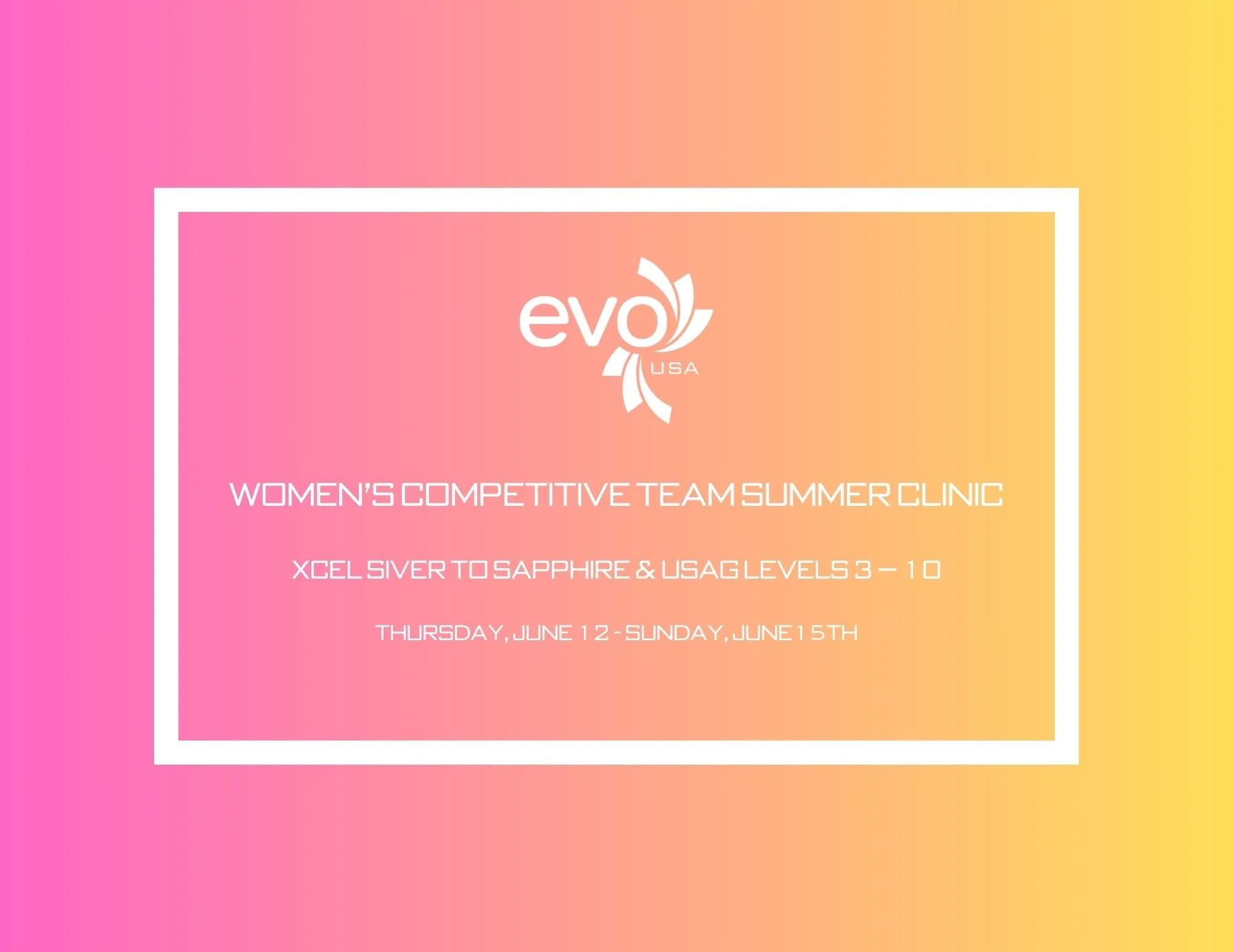 Team Camps — EVO Gymnastics